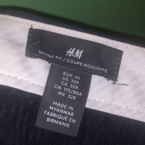 H&M | Suits & Blazers | Hm Mens Skinny Fit Suit Set | Poshmark